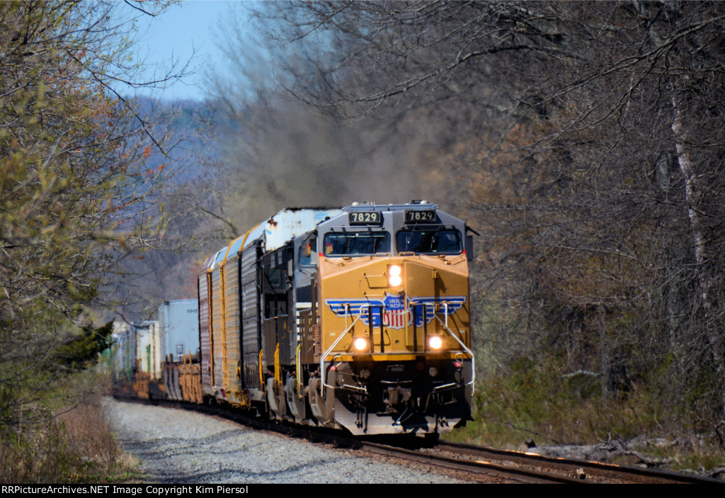UP 7829 NS Train 212